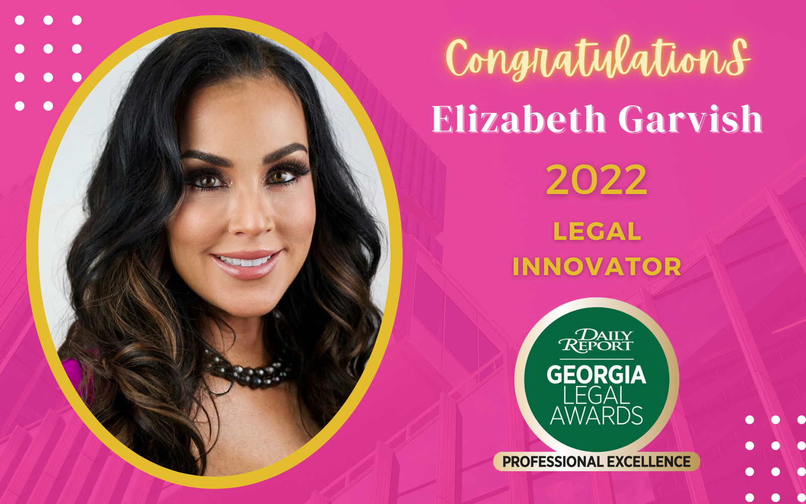 Georgia Legal Awards - Elizabeth Garvish is Named a Legal Innovator ...